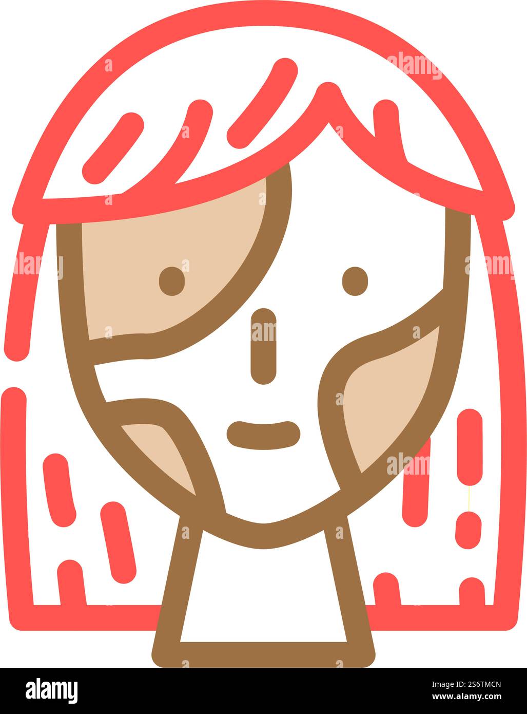 vitiligo skin disease color icon vector. vitiligo skin disease sign ...