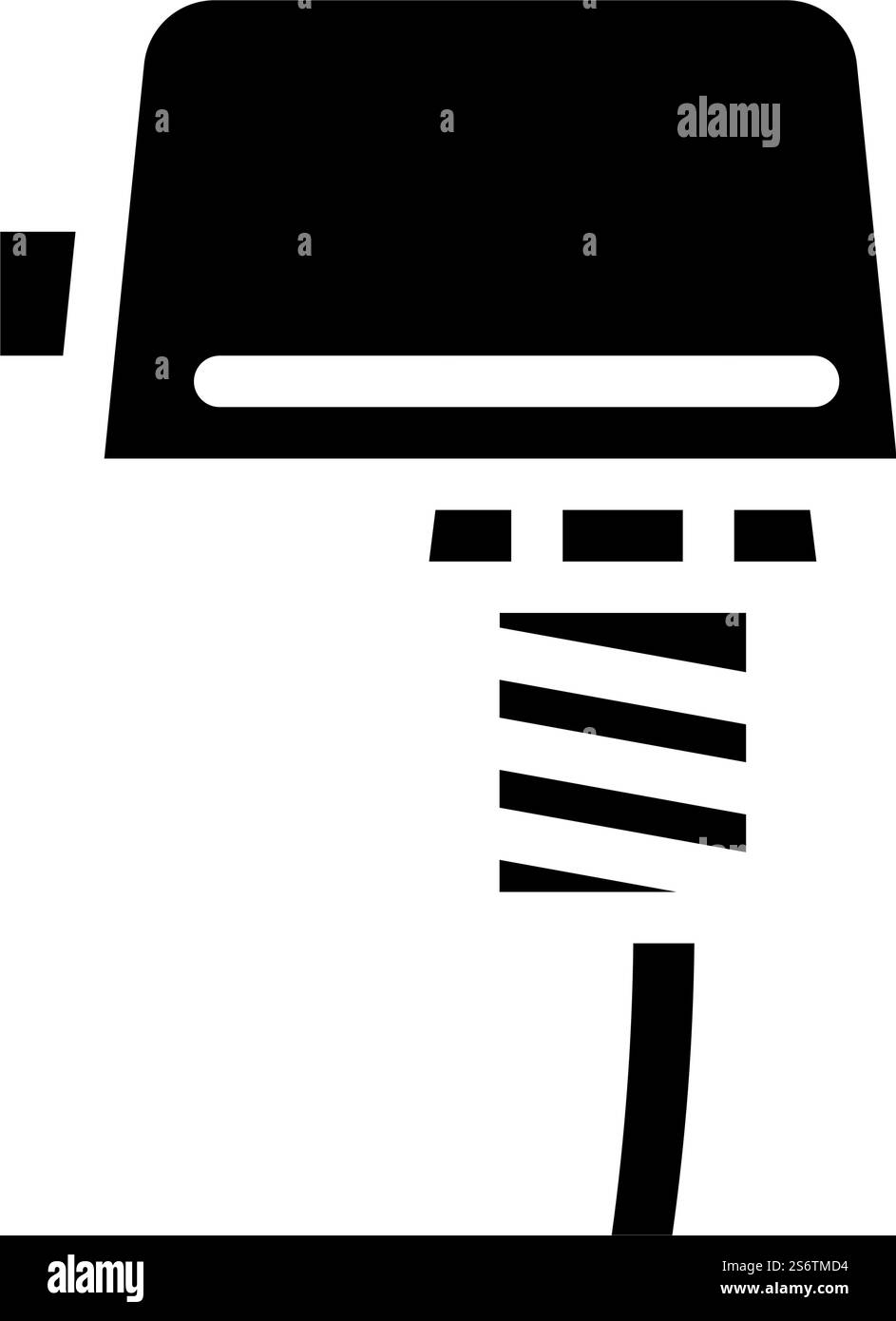 limit switch glyph icon vector. limit switch sign. isolated contour ...