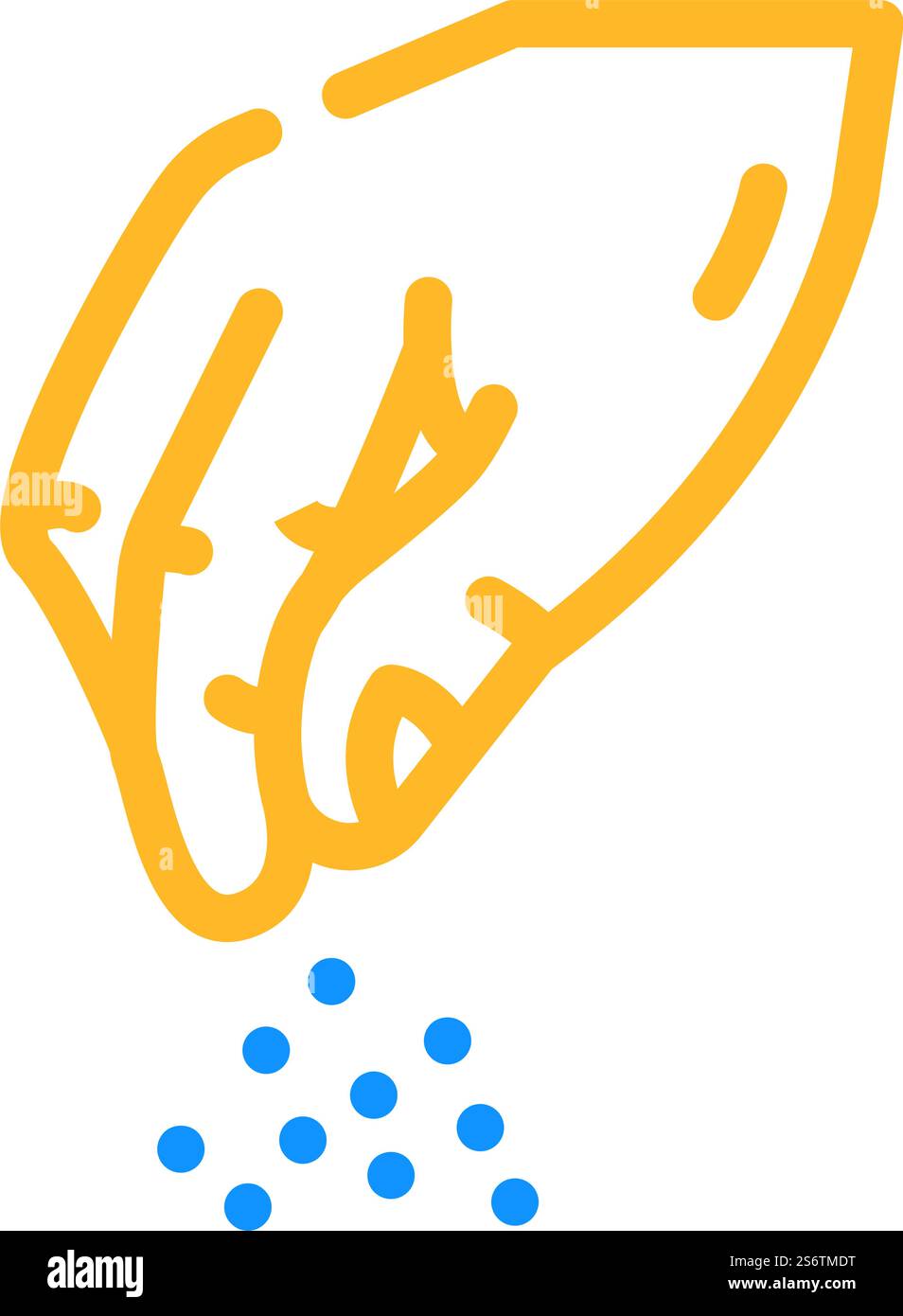 pinch of spice or salt color icon vector. pinch of spice or salt sign ...