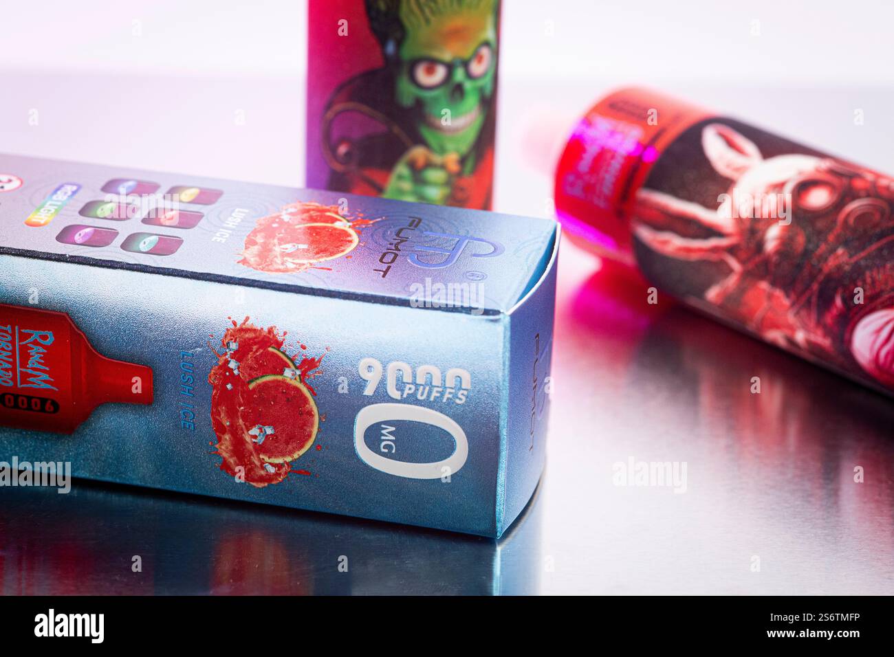 Still life of a Puff 9000 or Puff 9K Stock Photo - Alamy