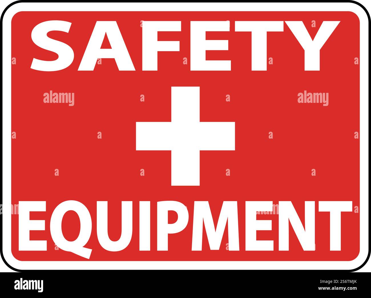 Safety Equipment Sign on white background Stock Vector Image & Art - Alamy