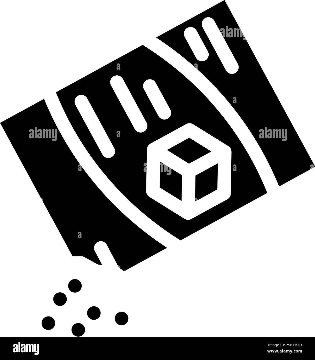 sugar add glyph icon vector. sugar add sign. isolated contour symbol ...