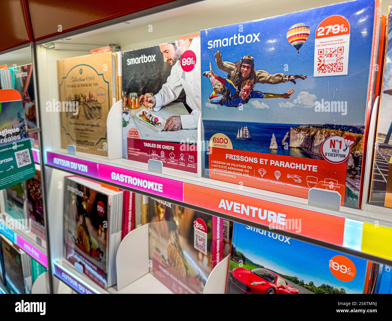 Smartbox aisle in a supermarket Stock Photo - Alamy