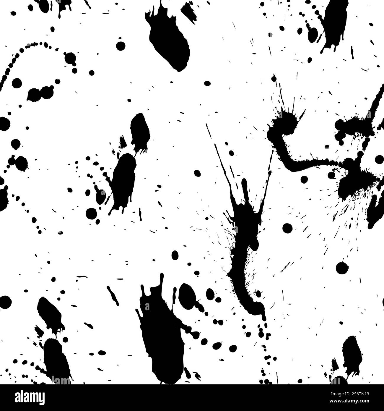 Abstract grunge seamless pattern. Realistic blobs, blots, vuvvles from ...