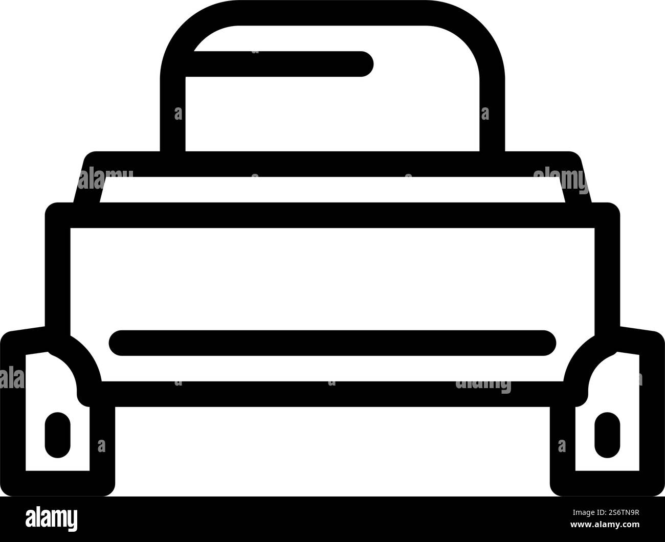 double pole single throw switch electronic part line icon vector ...