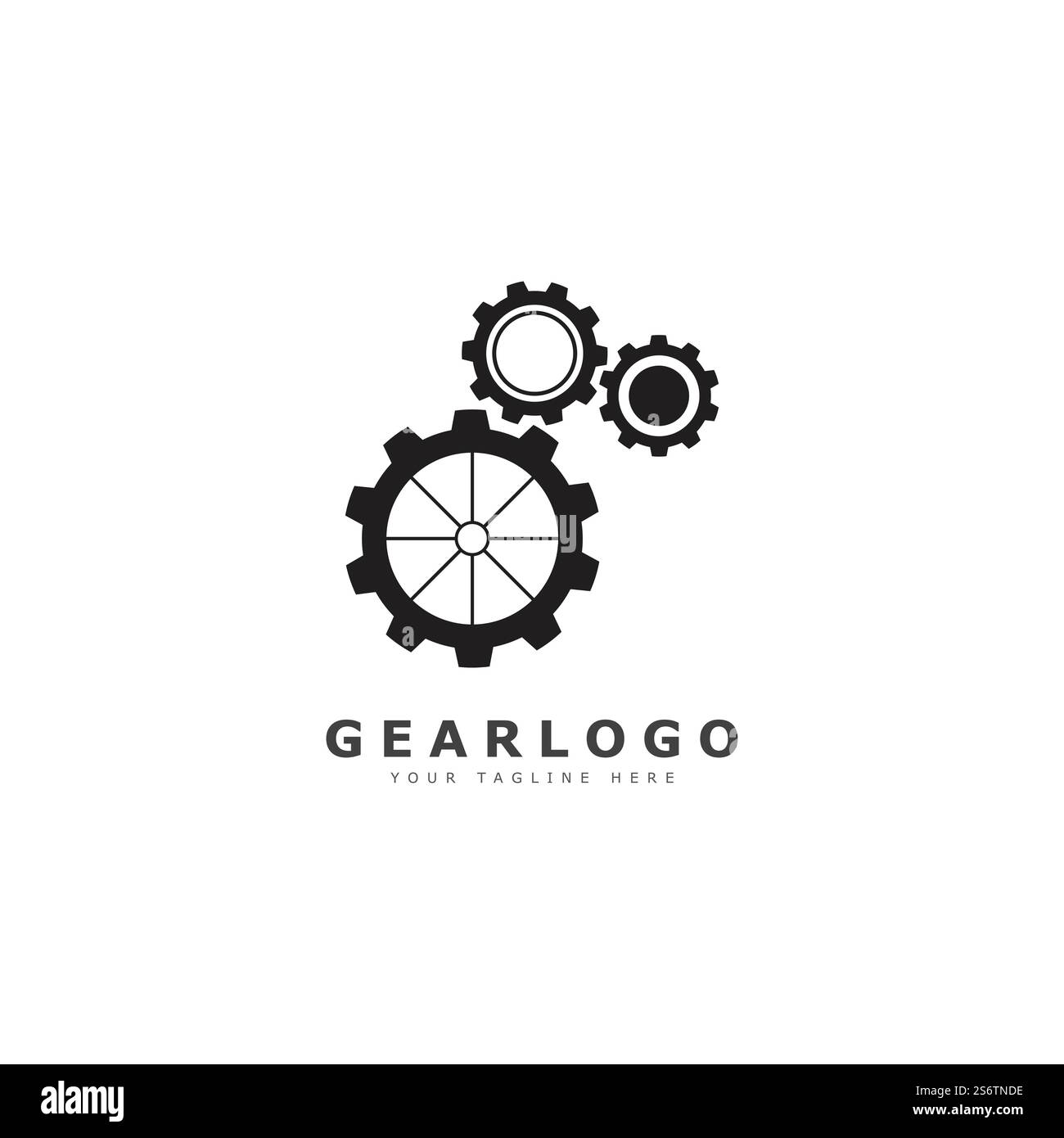 Gear logo design template illustration vector Stock Vector Image & Art ...