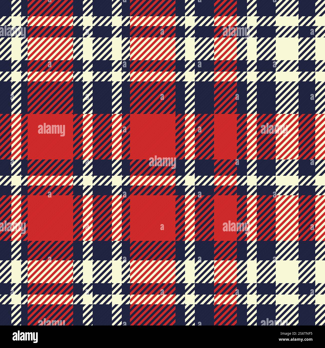 Glen Plaid textured seamless pattern. Checked fabric. Vector ...