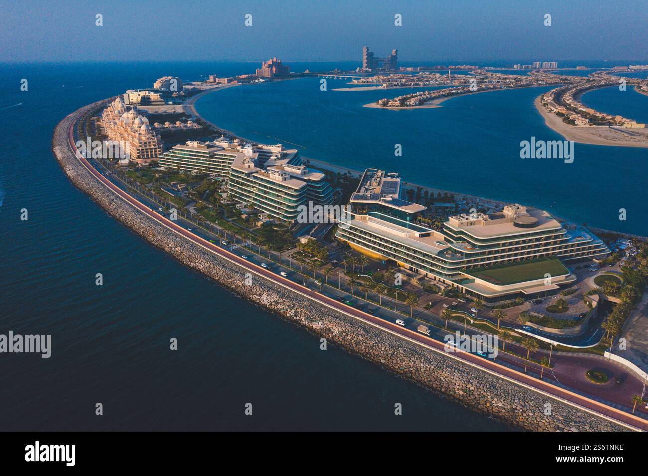 United Arab Emirates, Middle East, Dubai. The Palm Jumeirah, W Dubai ...
