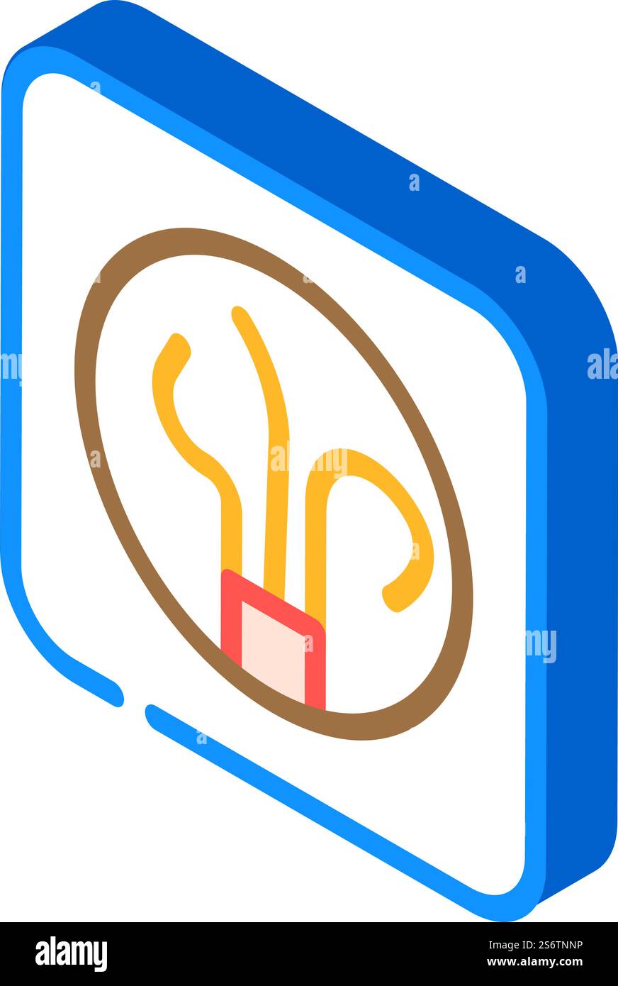 wire socket isometric icon vector. wire socket sign. isolated symbol ...