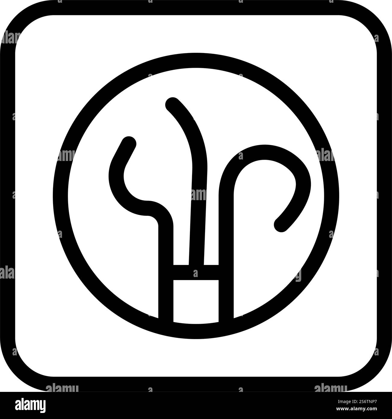 wire socket line icon vector. wire socket sign. isolated contour symbol ...