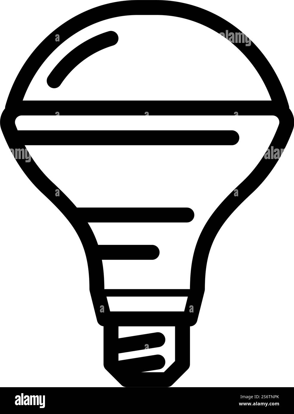 ray glow light bulb line icon vector. ray glow light bulb sign ...