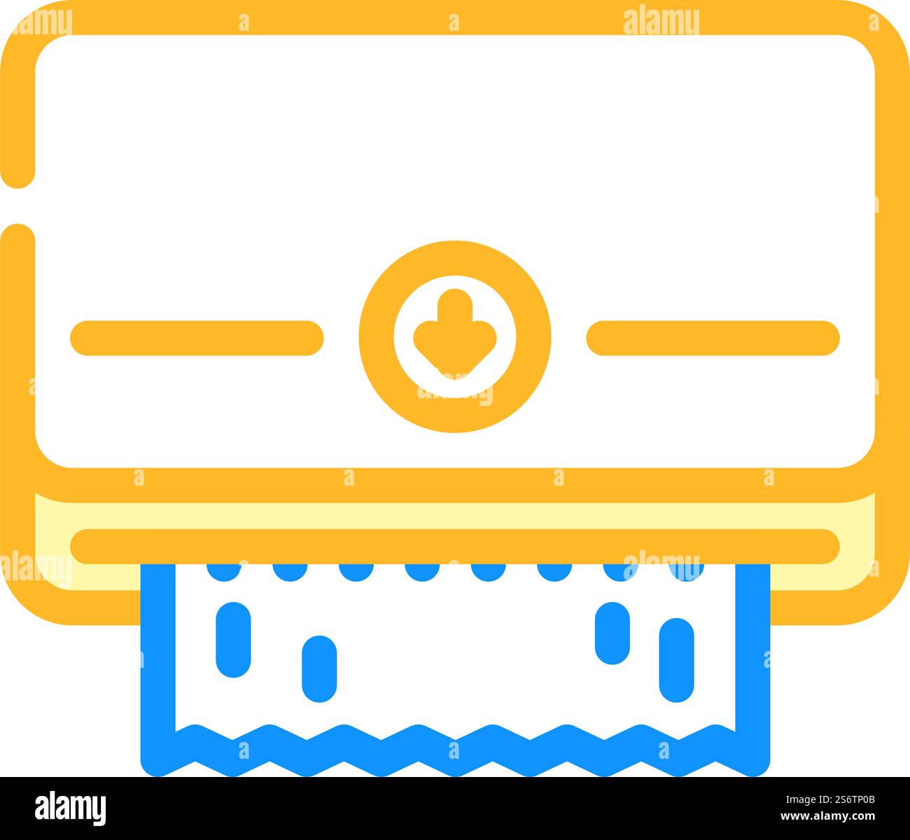 napkin dispenser color icon vector. napkin dispenser sign. isolated ...