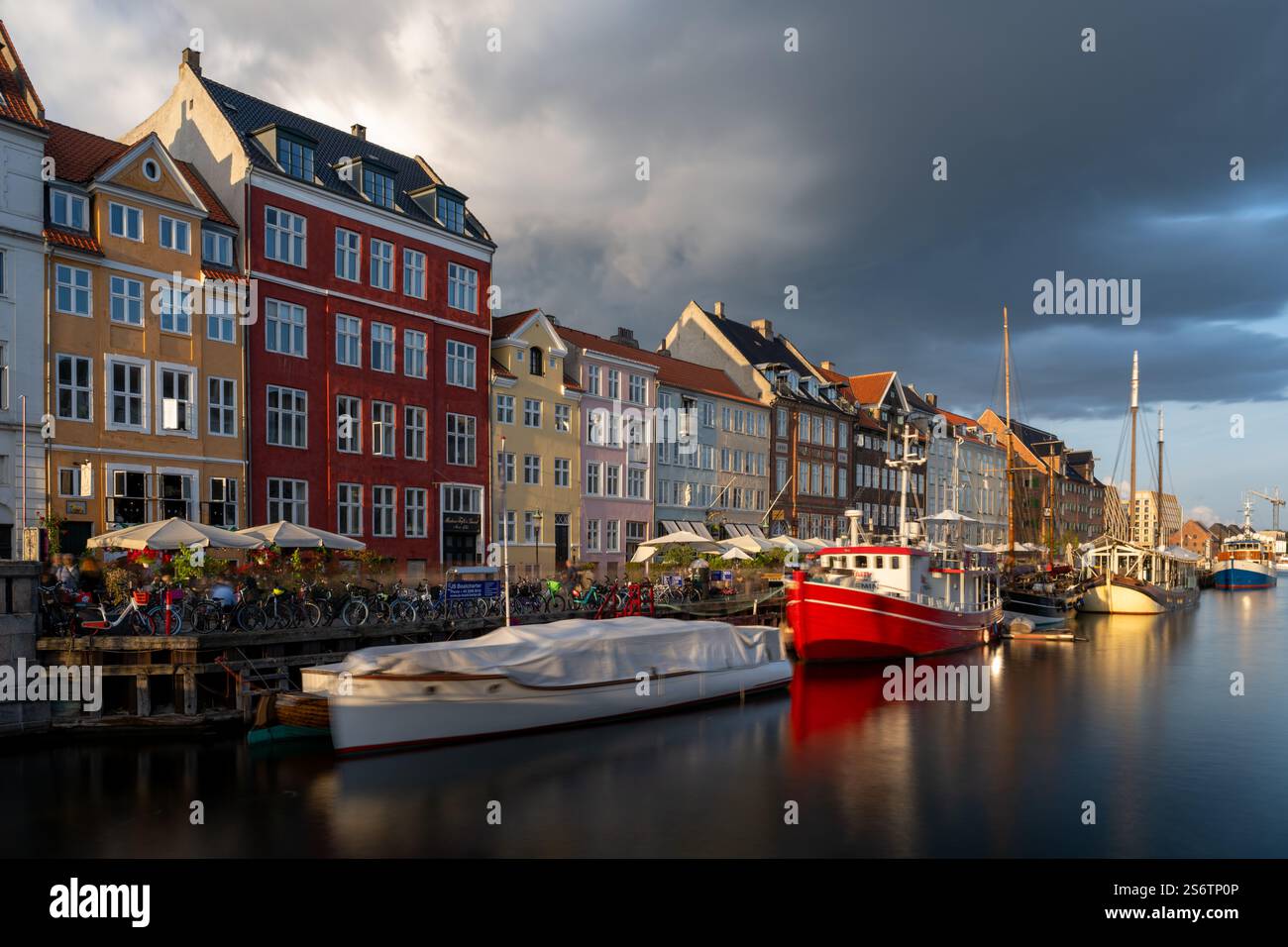 Copenhagen, Denmark - Jul 27, 2024: Nyhavn in Copenhagen in Denmark ...