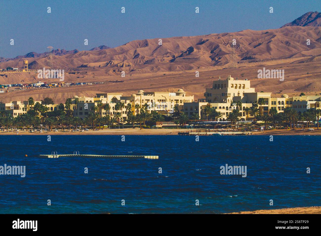 Middle East, Jordan, Aqaba, Grand Swiss-Belresort Tala Bay Aqaba Stock ...