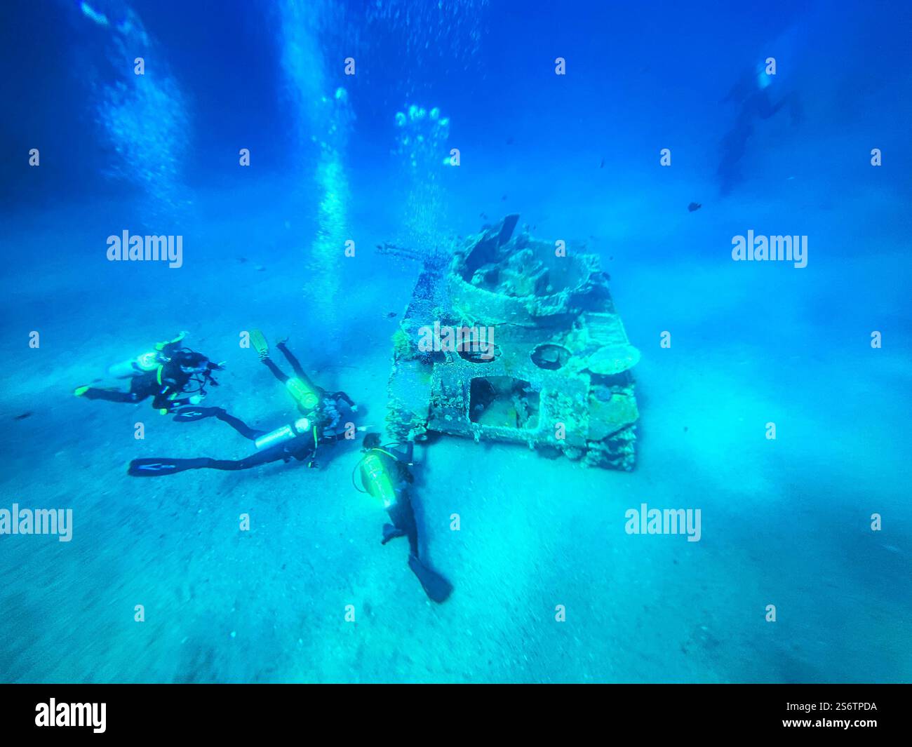 Middle East, Jordan, Aqaba, The Tank dive site Stock Photo - Alamy