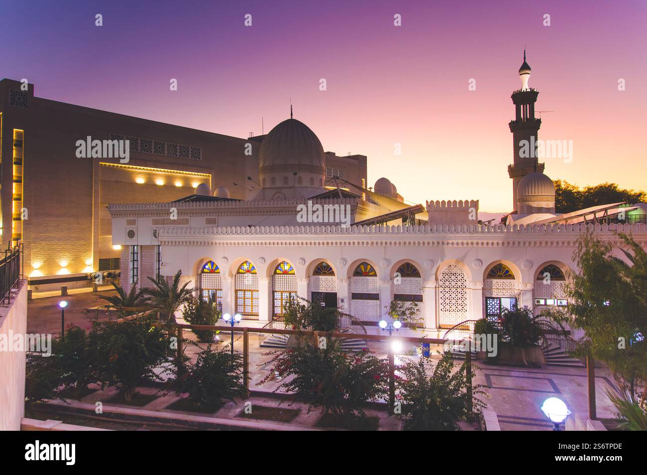 Middle East, Jordan, Aqaba, Sharif Hussein bin Ali Mosque Stock Photo ...