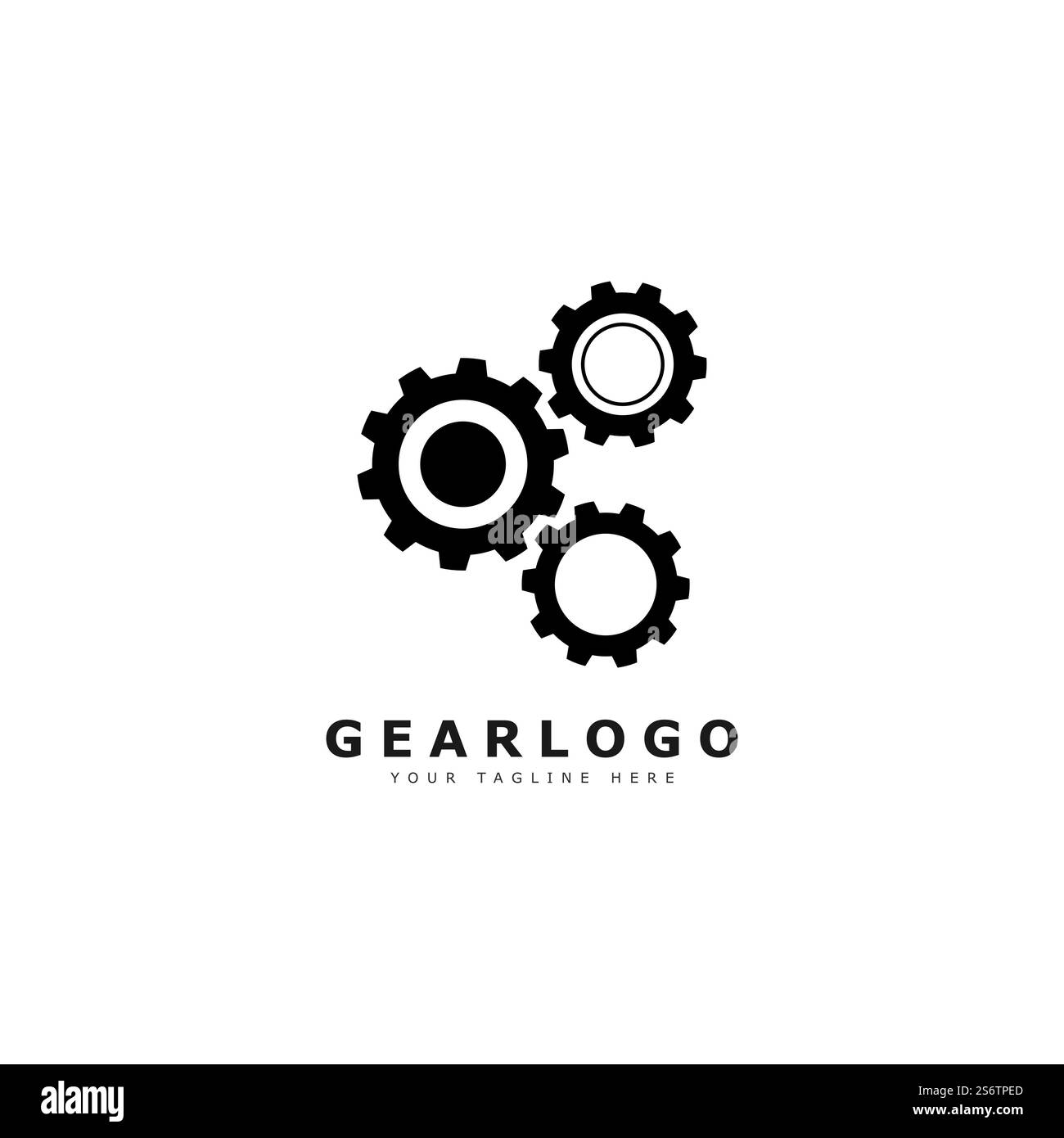 Gear logo design template illustration vector Stock Vector Image & Art ...