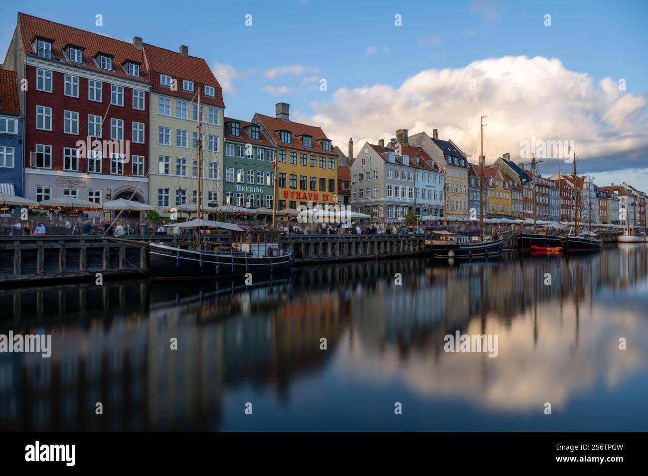 Copenhagen, Denmark - Jul 27, 2024: Nyhavn in Copenhagen in Denmark ...