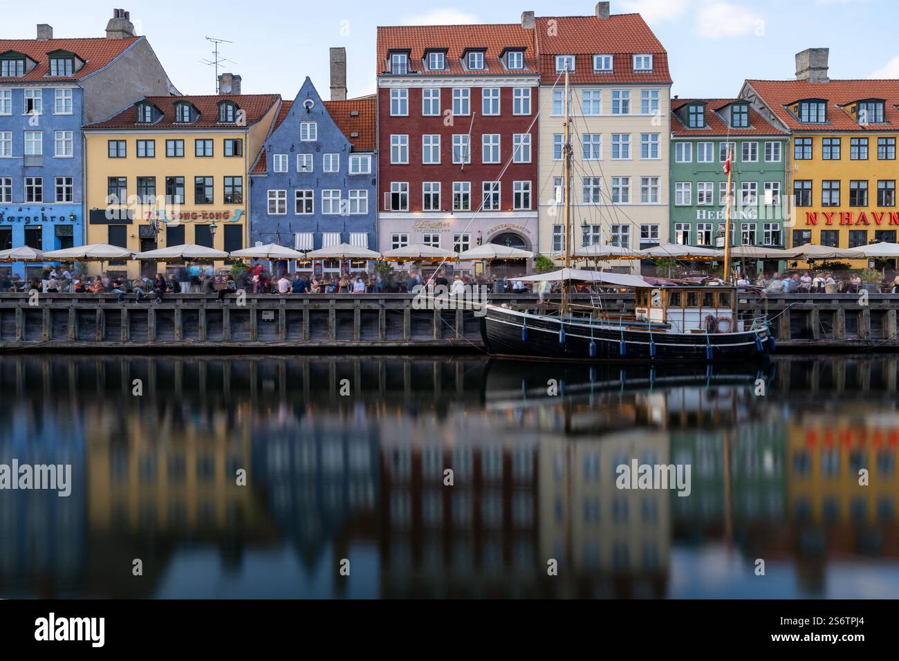 Copenhagen, Denmark - Jul 27, 2024: Nyhavn in Copenhagen in Denmark ...