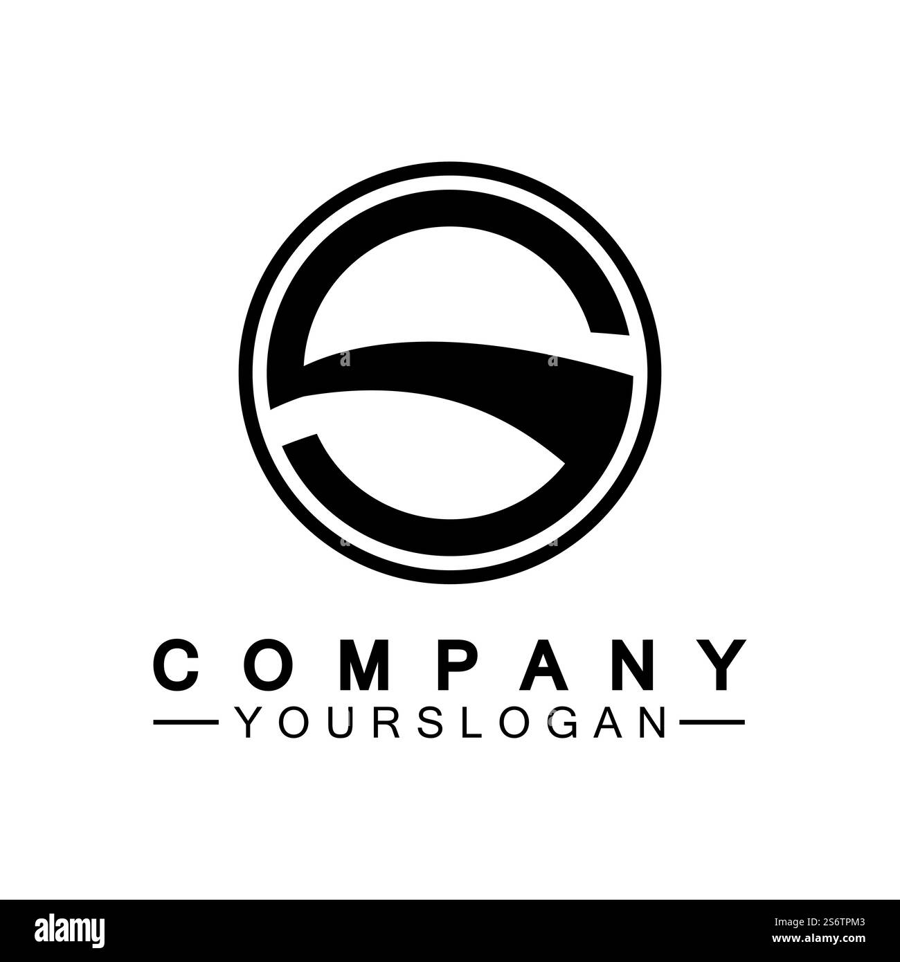 Letter S Circle Logo Vector Design Template Stock Vector Image & Art ...