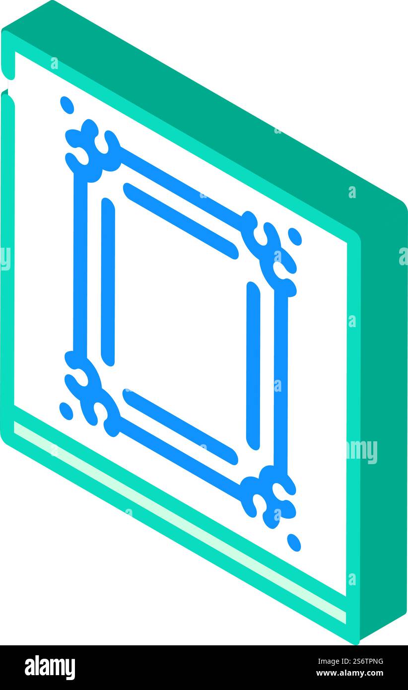 molding and millwork isometric icon vector. molding and millwork sign ...