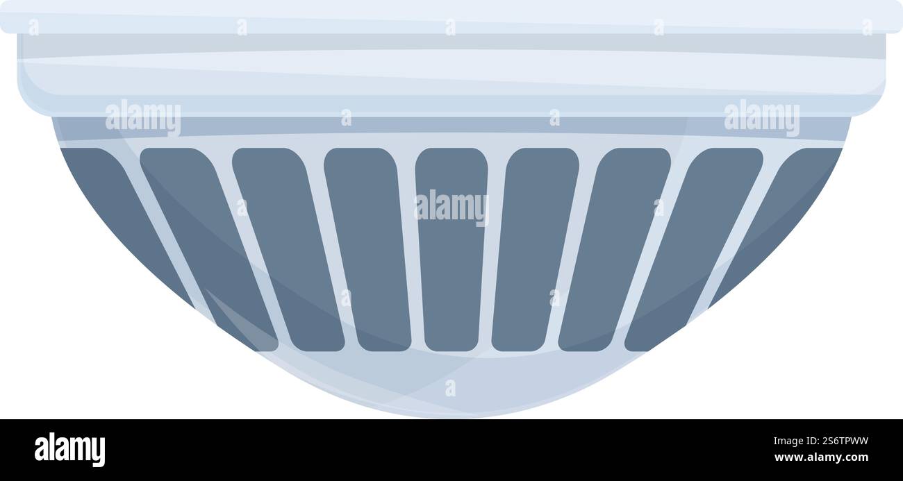 Detect smoke sensor icon cartoon vector. Alarm fire. Home safety ...