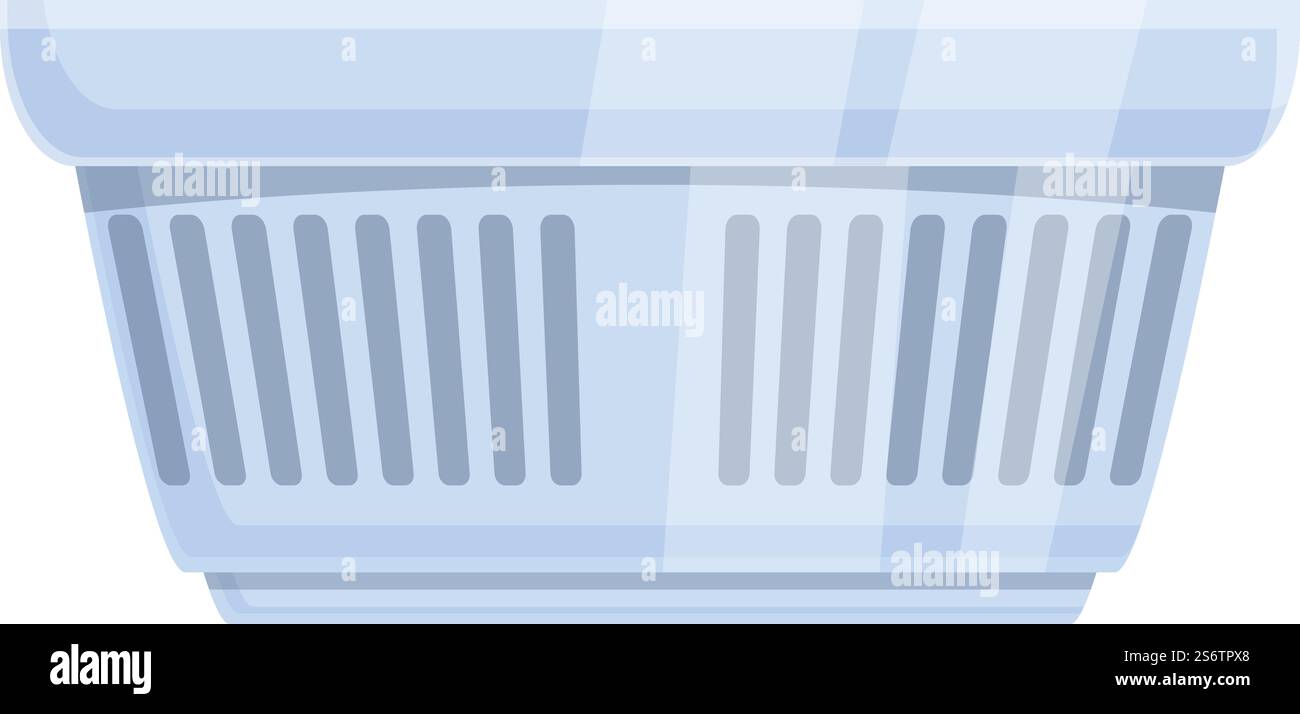 Control smoke detector icon cartoon vector. Alarm sensor. Home safety ...