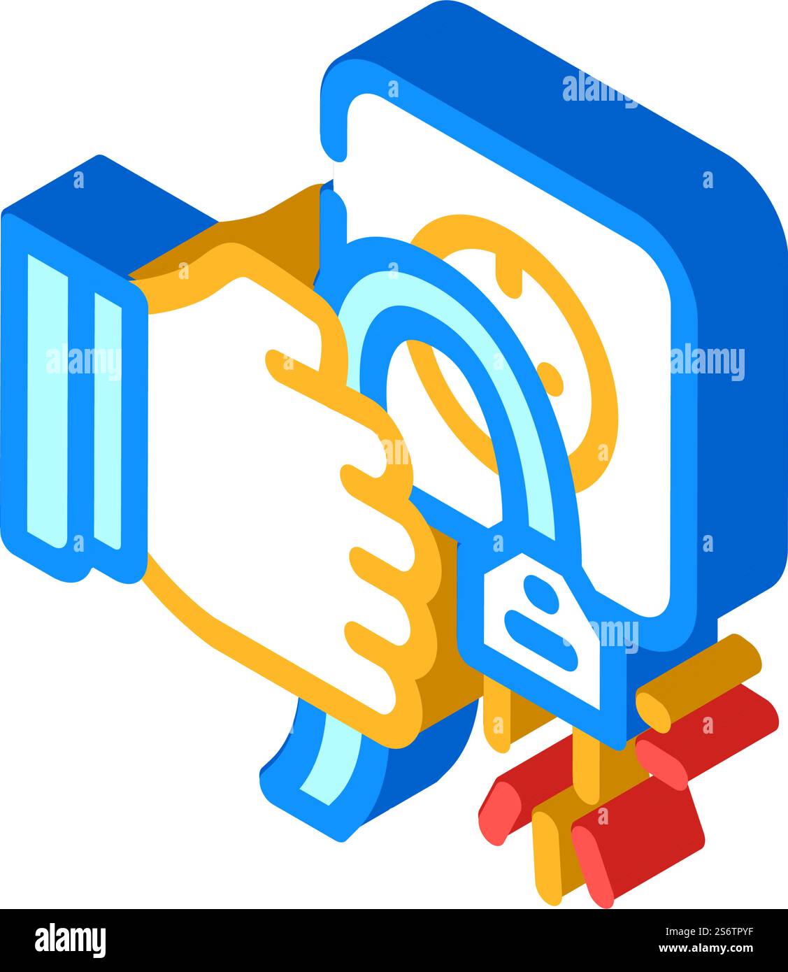 unplug socket isometric icon vector. unplug socket sign. isolated ...