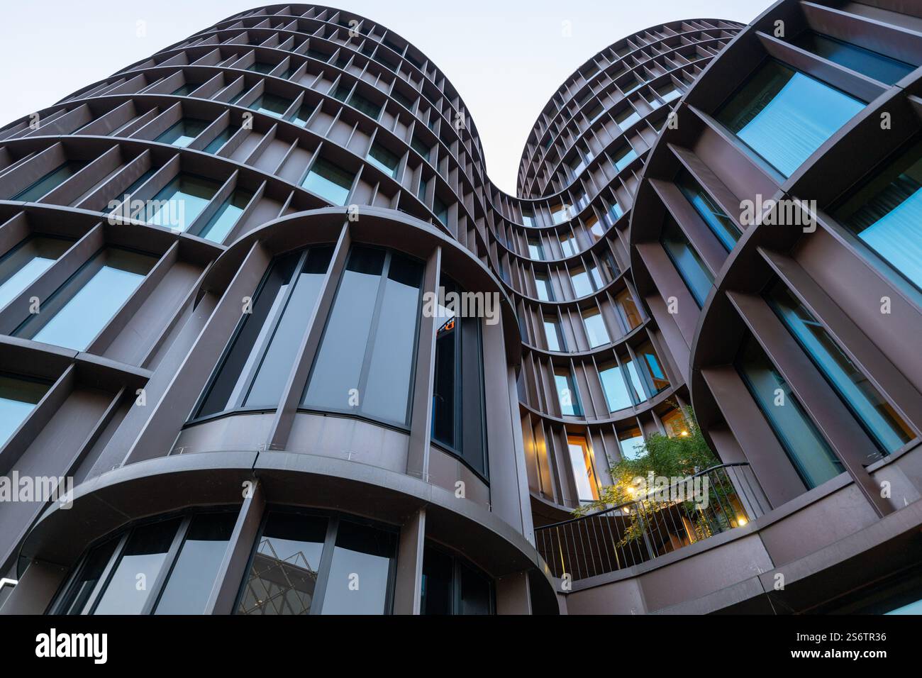 Copenhagen, Denmark - Jul 27, 2024: Axel Towers comprising five round ...