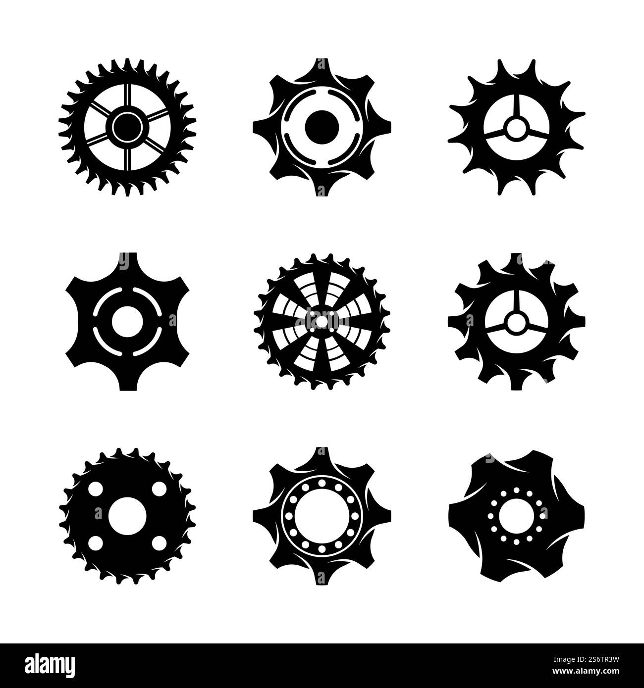 Gear icon vector set. clockwork illustration sign collection. Mechanics ...