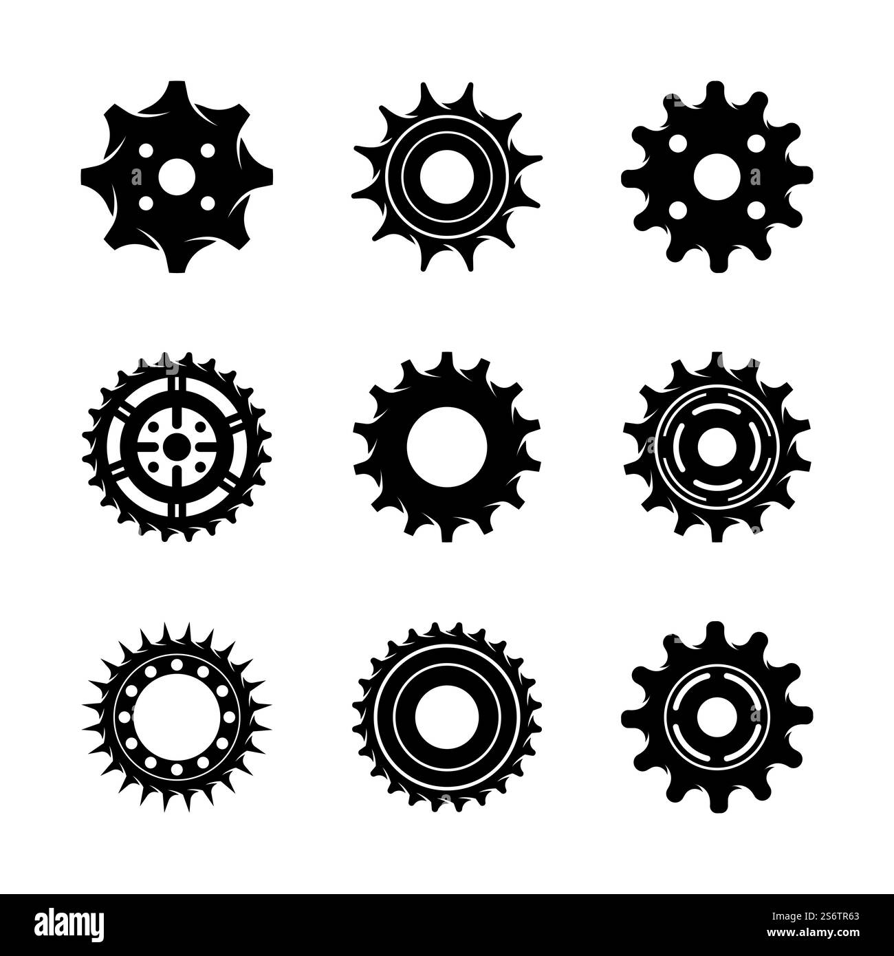 Gear icon vector set. clockwork illustration sign collection. Mechanics ...