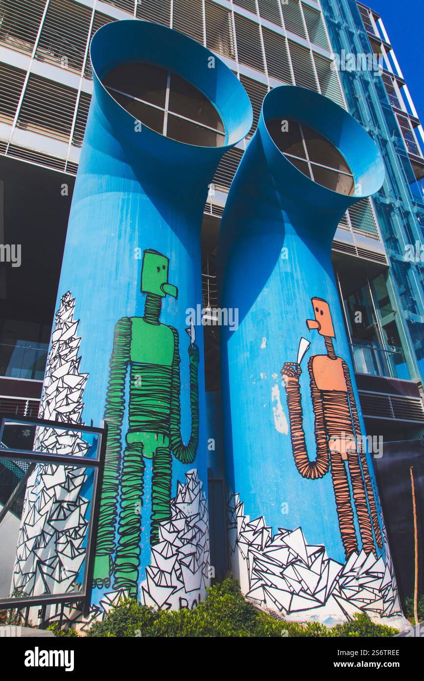 Jordan, Middle East, Amman. Modern Al Abdali district. Abdali Mall ...