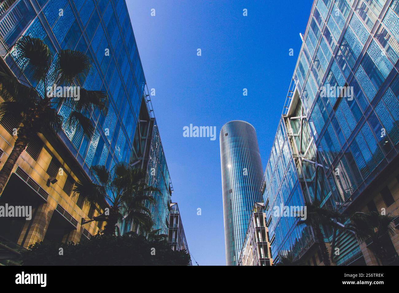 Jordan, Middle East, Amman. Skyscraper in the Al abdali district. Amman ...