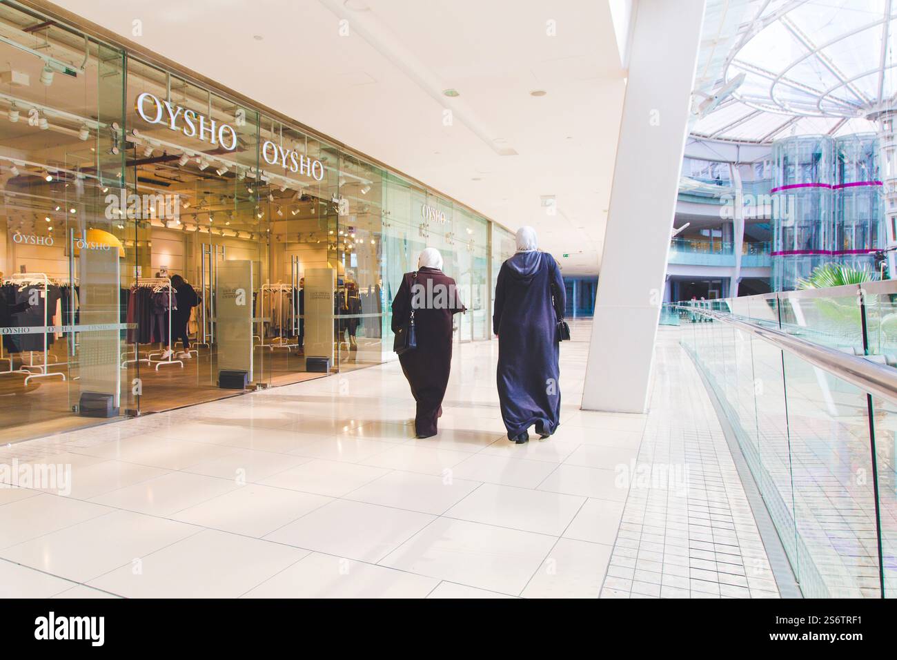 Jordan, Middle East, Amman. Al Abdali modern district. Abdali Mall, two ...