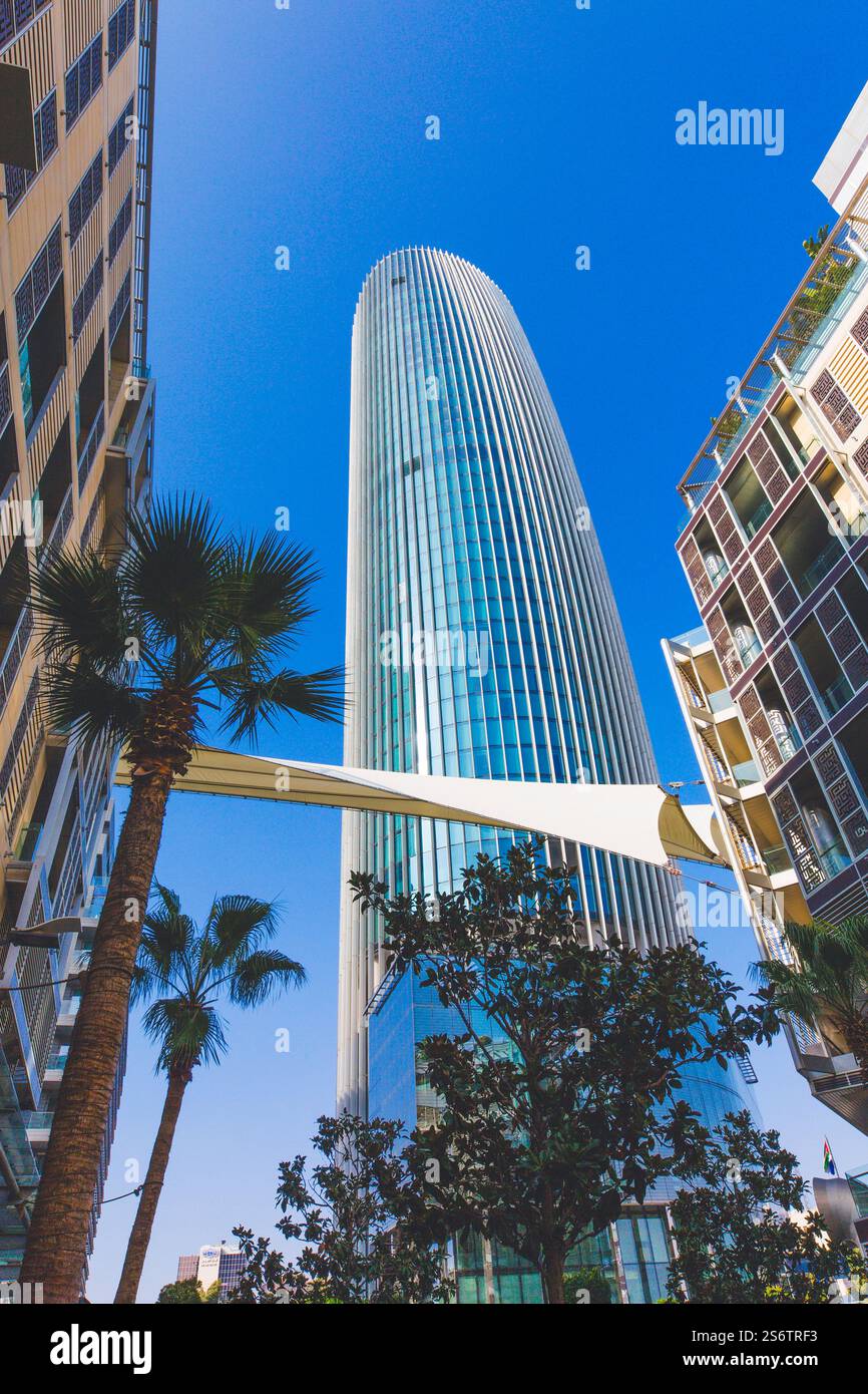 Jordan, Middle East, Amman. Skyscrapers of the Al Abdali district ...