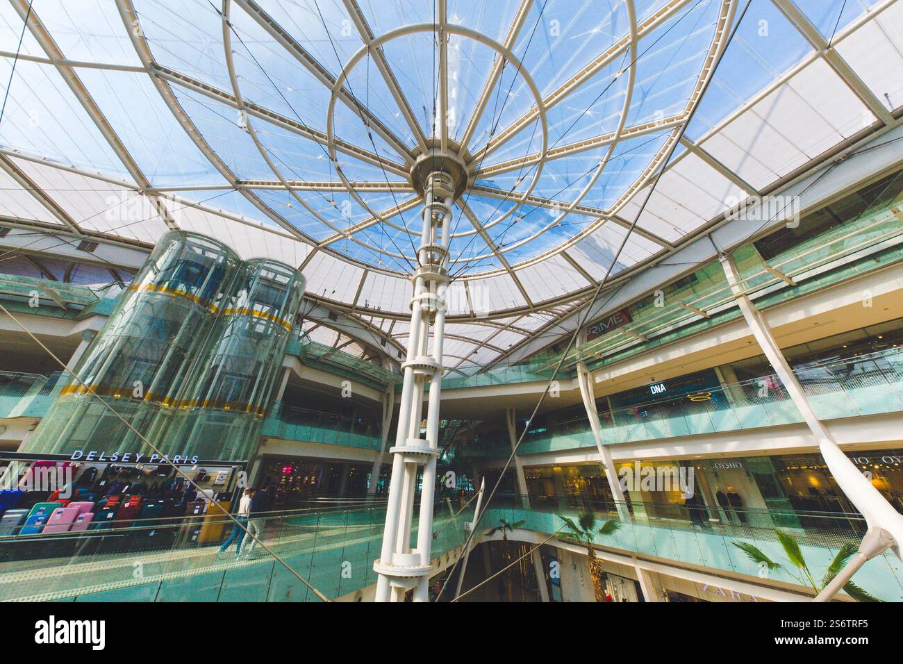 Jordan, Middle East, Amman. Modern Al Abdali district. Abdali Mall ...