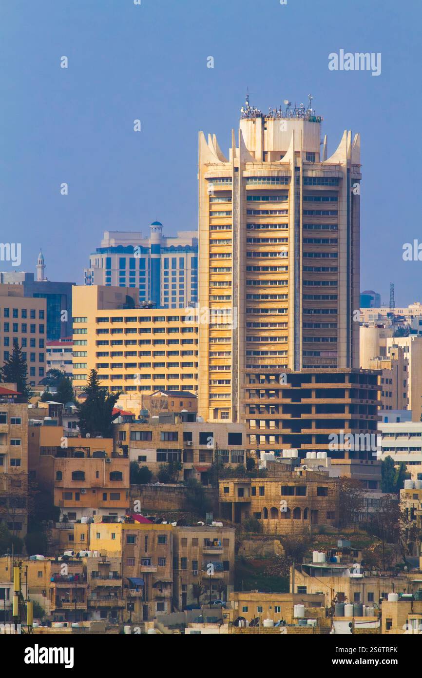 Jordan, Middle East, Amman. Al Burj Tower Stock Photo - Alamy