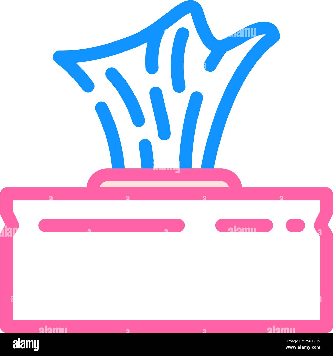 tissue box color icon vector. tissue box sign. isolated symbol ...