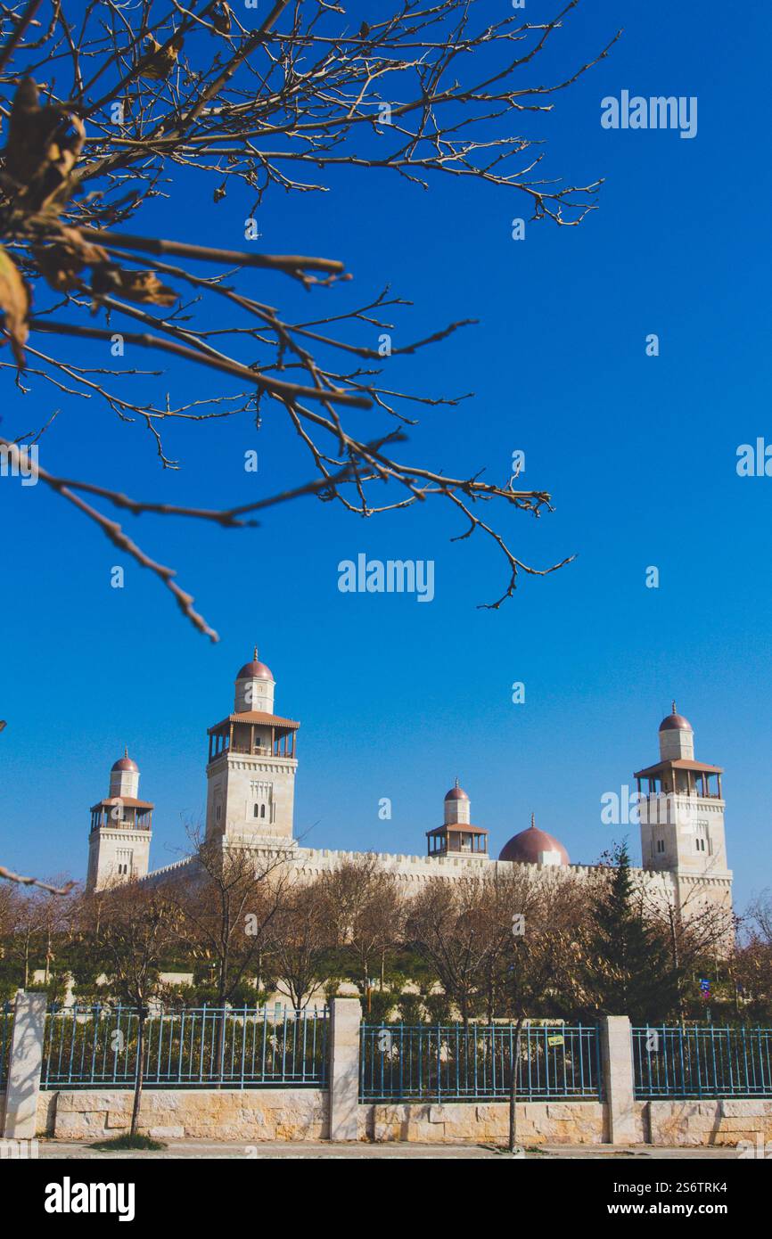 Jordan, Middle East, Amman. King Hussein Mosque Stock Photo - Alamy