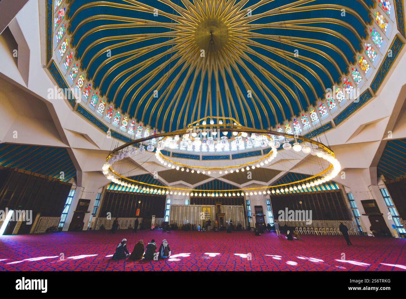 Jordan, Middle East, Amman. King Abdullah I Mosque Stock Photo - Alamy