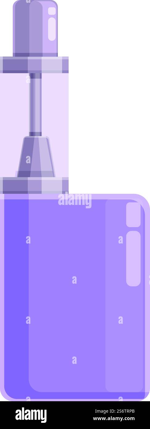 Vape icon cartoon vector. Electronic cigarette. Coil vaper. Vape icon ...