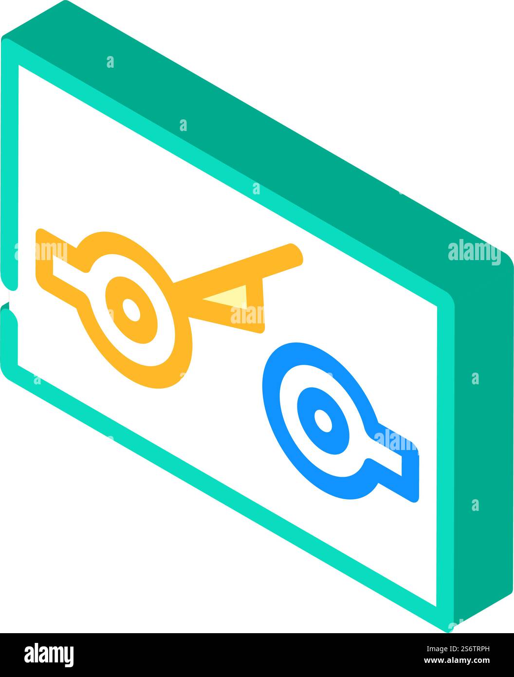 limit switch mechanism isometric icon vector. limit switch mechanism ...