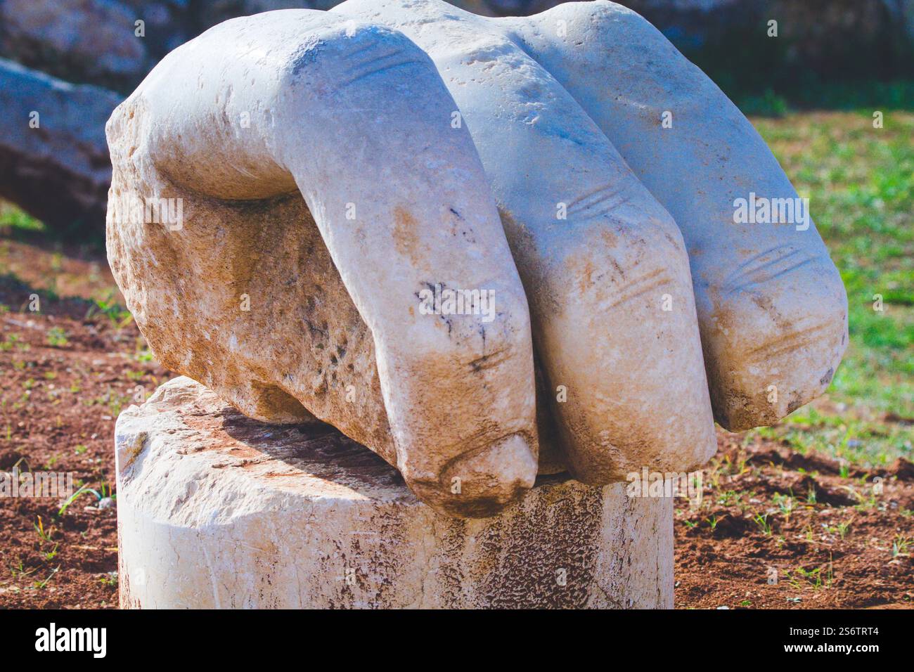 Jordan, Middle East, Amman. Jabal al-Qal'a Citadel and the Roman Temple ...