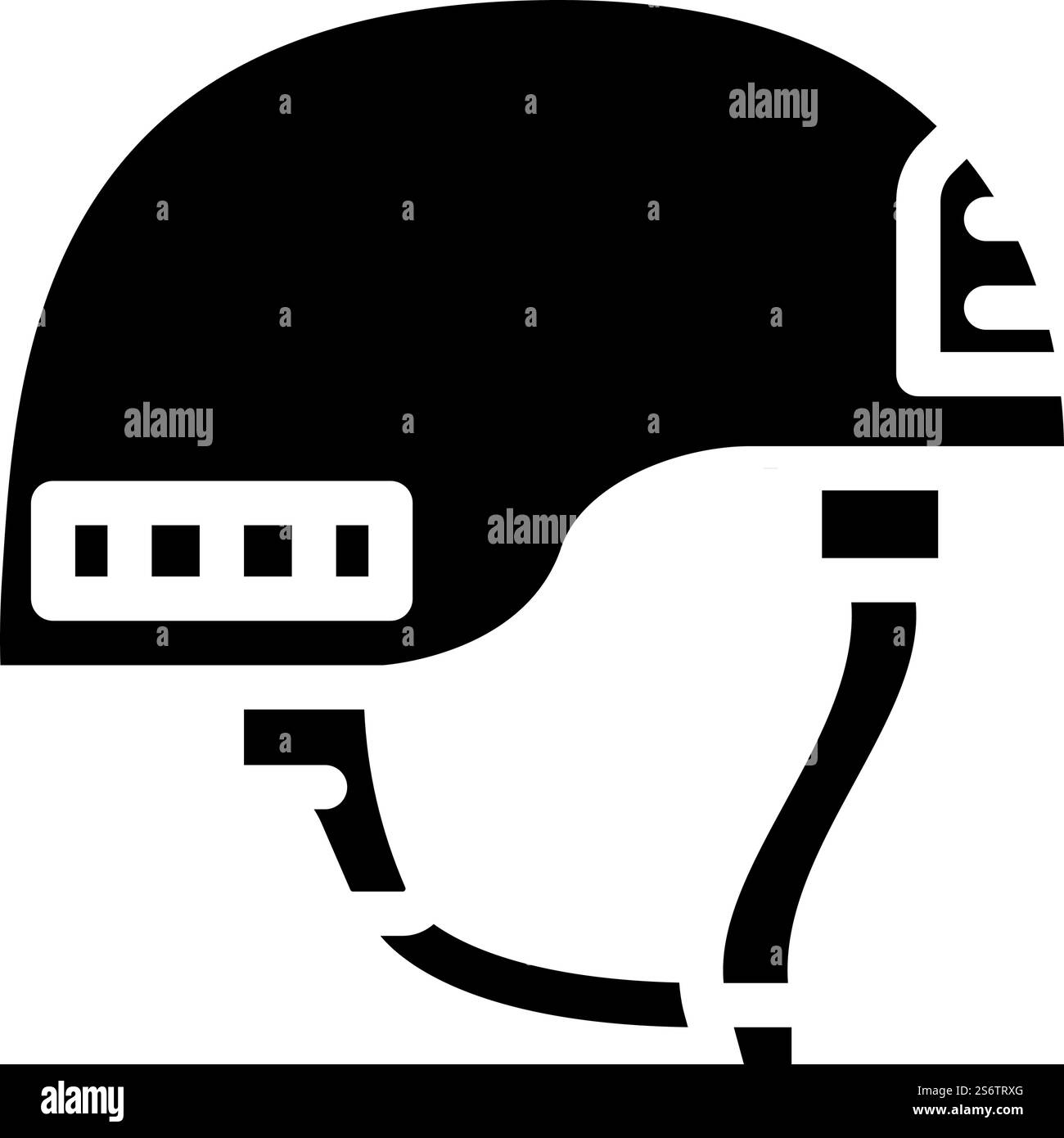 helmet soldier glyph icon vector. helmet soldier sign. isolated contour ...