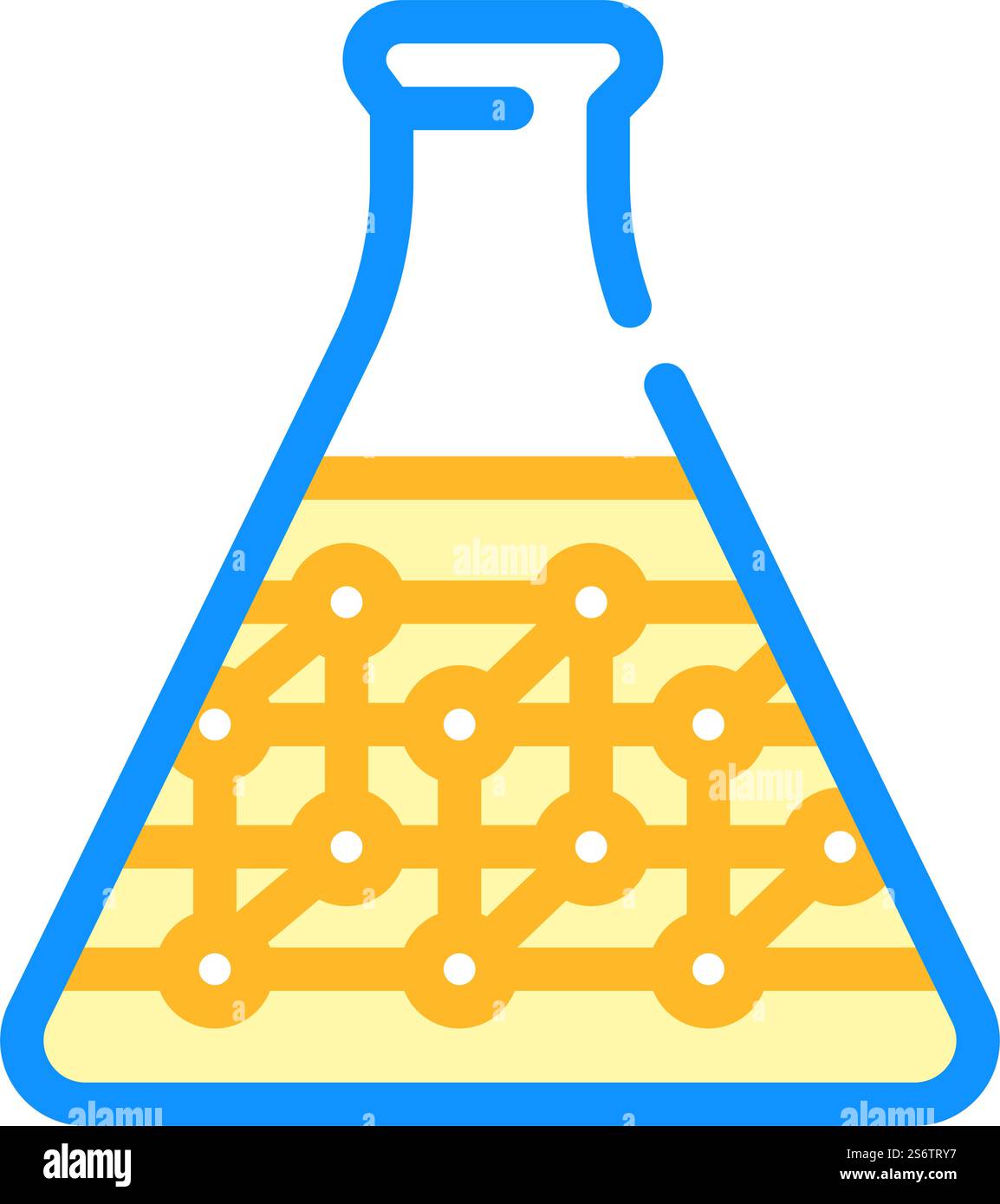 polymers in chemical lab glass color icon vector. polymers in chemical ...