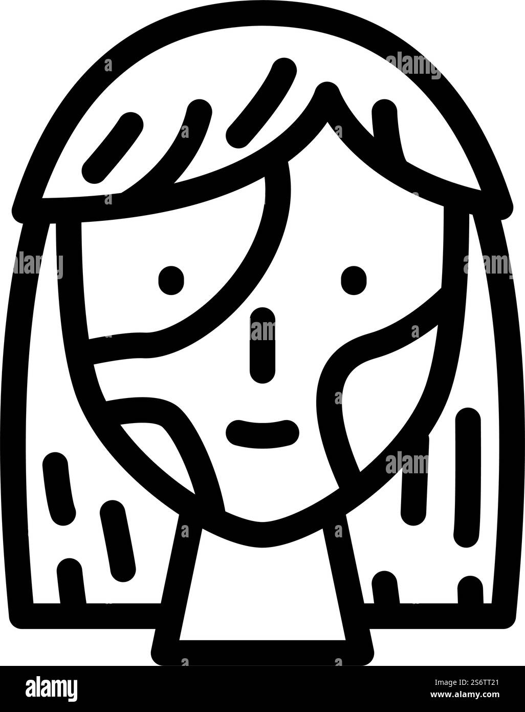 vitiligo skin disease line icon vector. vitiligo skin disease sign ...