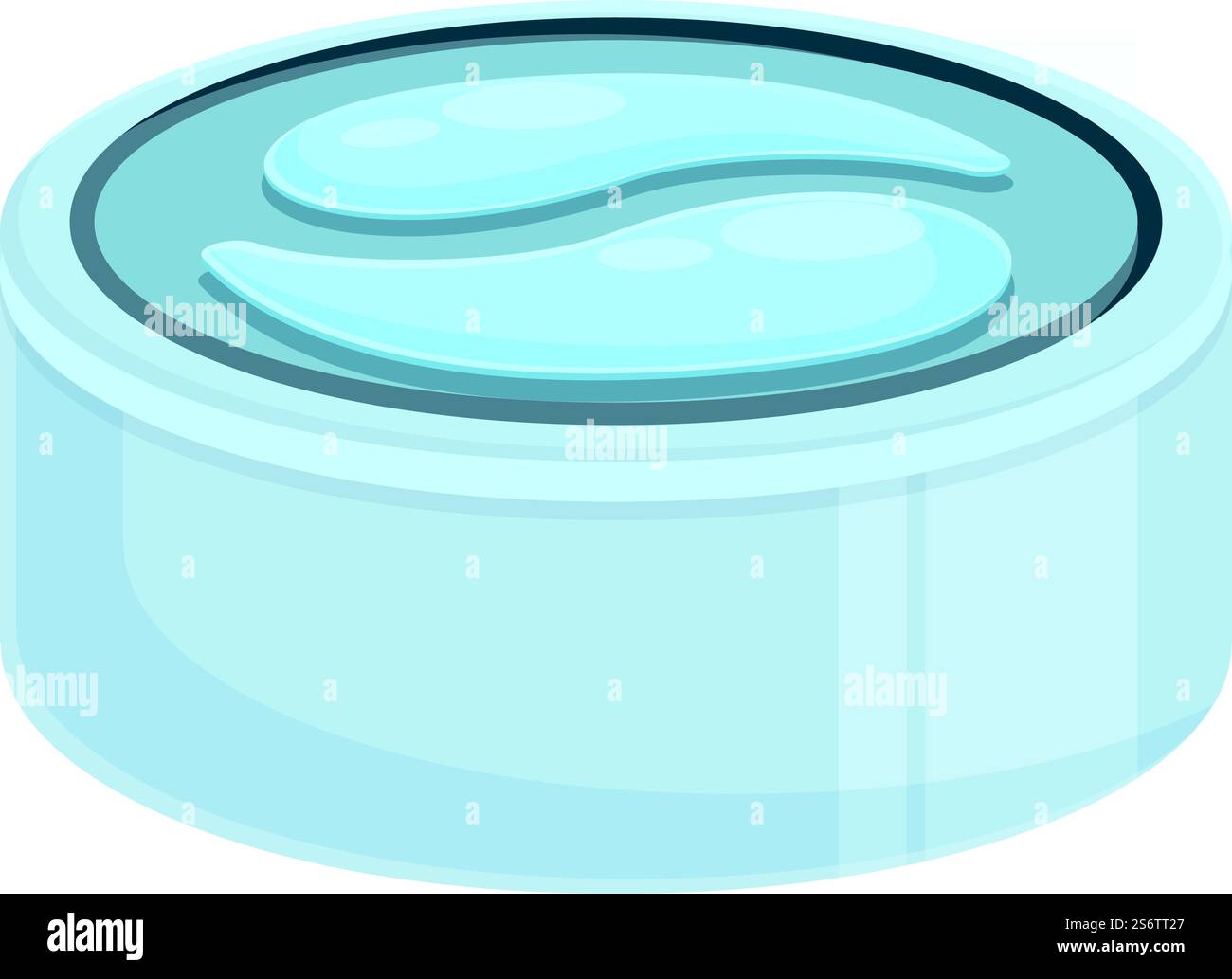 Eye patch box icon cartoon vector. Face gel. Under beauty. Eye patch ...