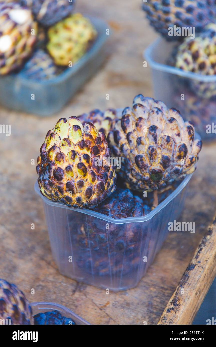 Jordan, Middle East, Amman, cachiman fruit Stock Photo - Alamy