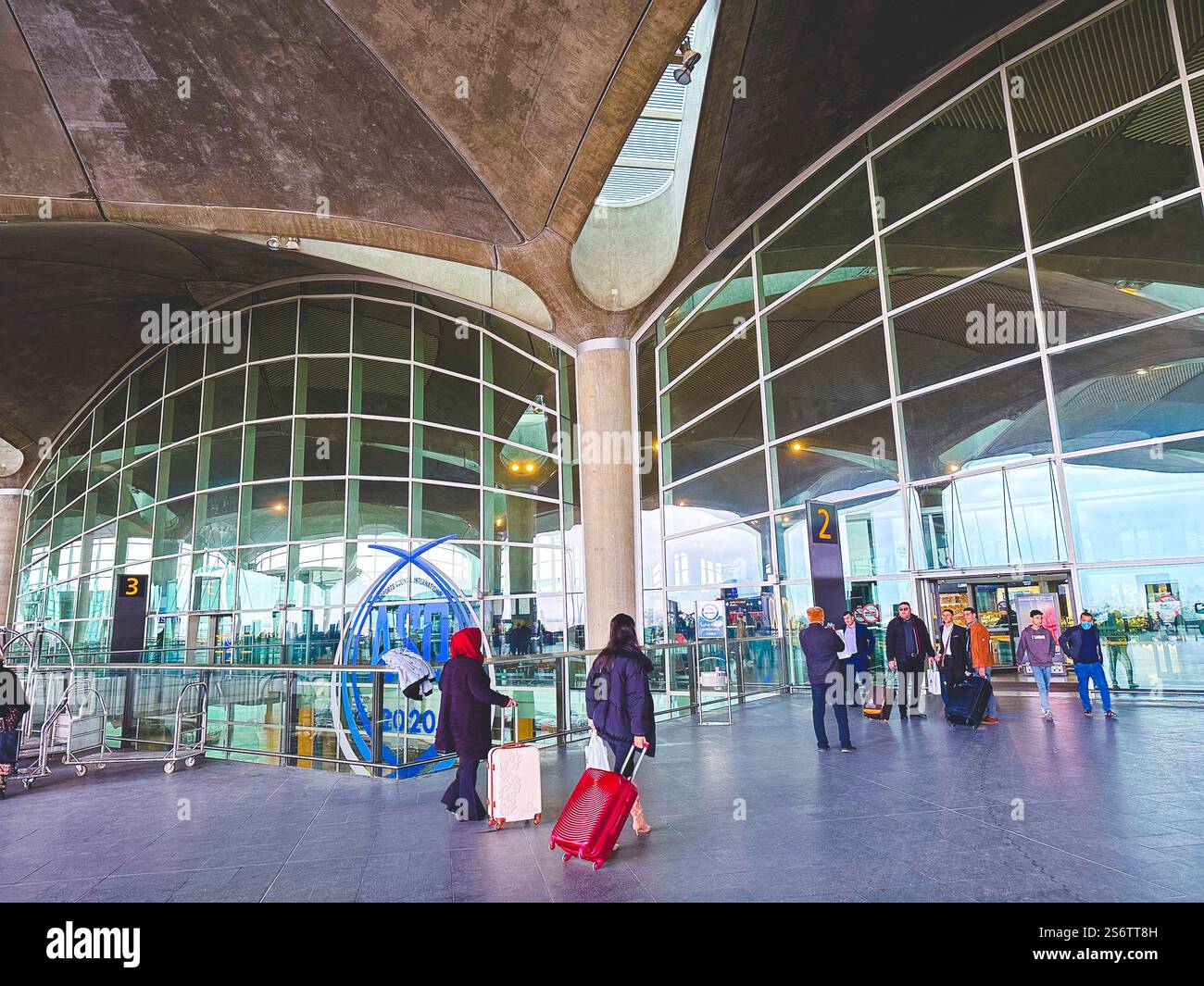 Jordan, Middle East, Amman. . Queen Alia International Airport Stock ...