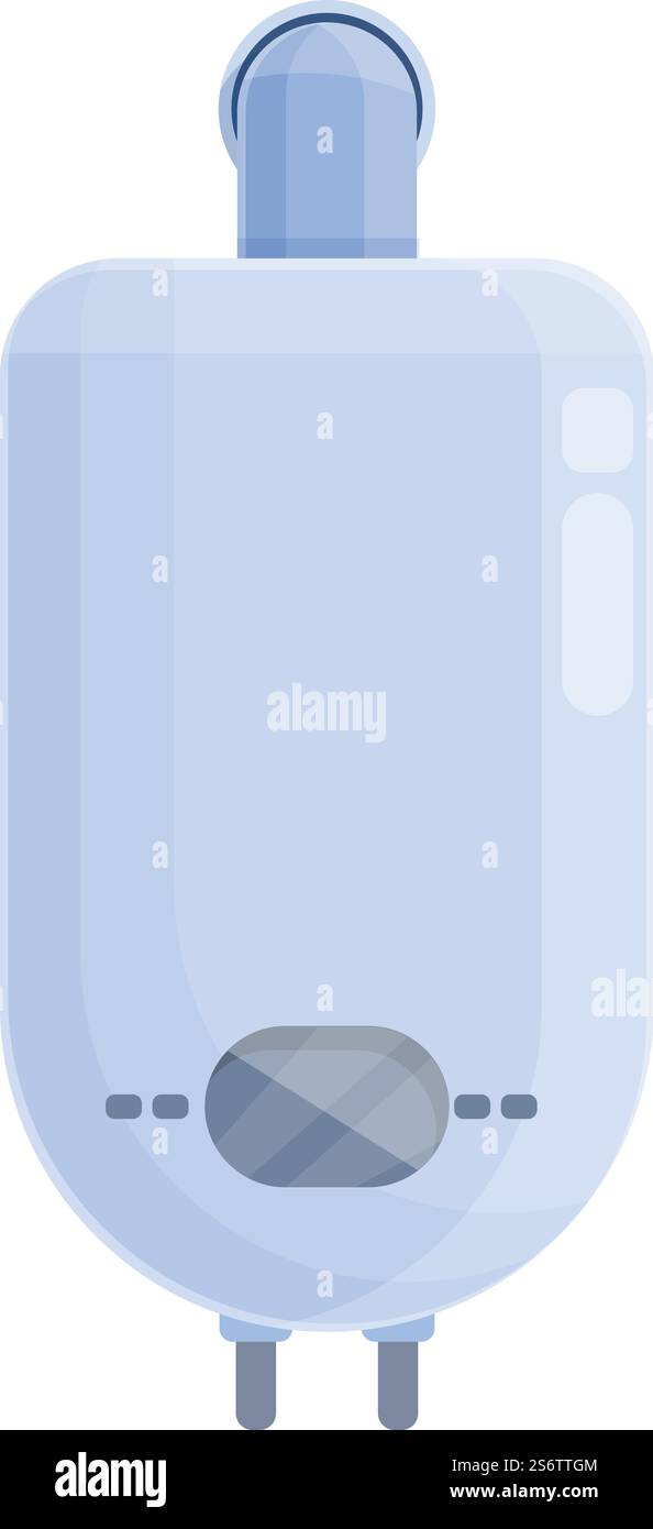 Gas boiler installation icon cartoon vector. House water. Heat system ...